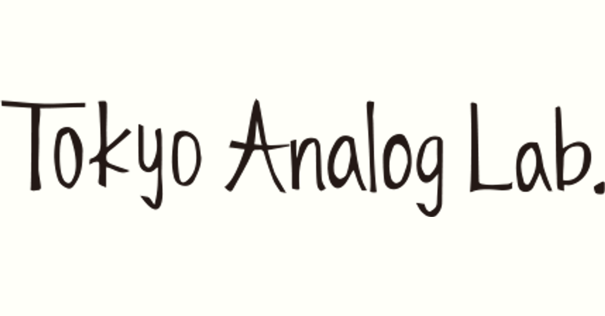 all items – Tokyo Analog Lab.